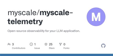 Myscalemyscale Telemetry Open Source Observability For Your Llm Application Rllmdevs