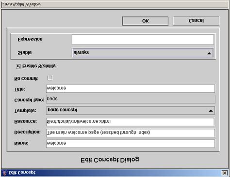 The Edit Concept Dialog In Advanced Mode Download Scientific Diagram