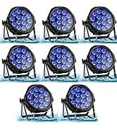 Amazon Com Stage Lights LED Par Light 180W RGBW 4 In 1 Uplights HOLDLAMP Stage Lighting 4 8