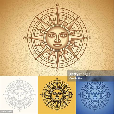 Compass Rose Cartoon Stock Fotos Und Bilder Getty Images