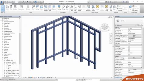 REVIT Level 1 Thiết kế Lan Can trong Revit Create Railing With