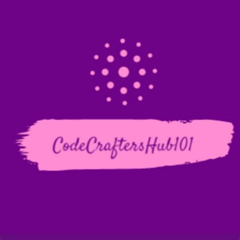 Code Crafters Hub 101 Youtube