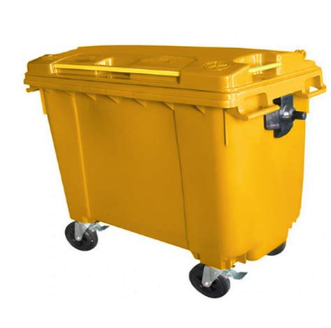 Rvk 660 Litre Plastic Wheelie Bins Plastic Elegant