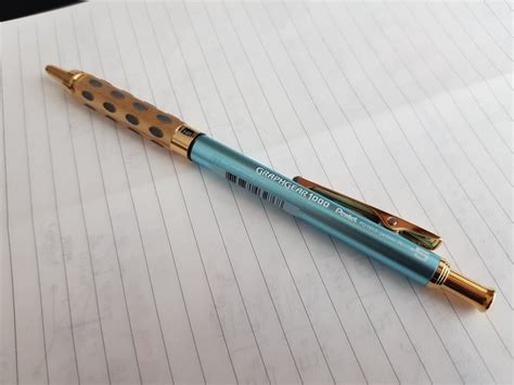 펜텔 그래프 1000 그래프 1000 기어 골드에디션 펜텔 스매쉬 P205 Pg5🖋5가지 펜텔 샤프 섬세한 리뷰