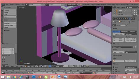 Tutorial Membuat Ruang Kamar 3d Dengan Aplikasi Blender