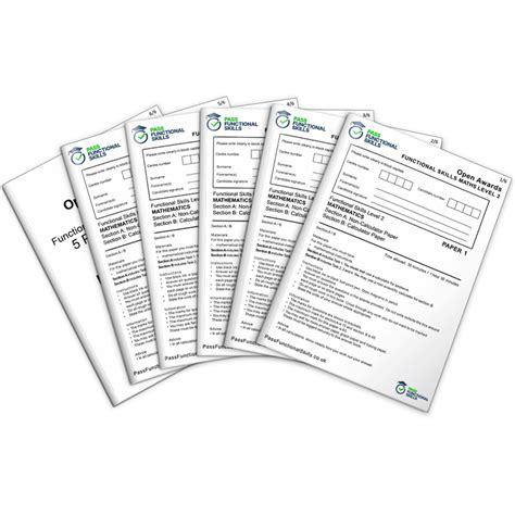 Functional Skills Maths Level 2 Practice Papers Mme