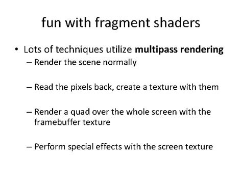 Shaders Part 2 Alexandri Zavodny Shaders Part 1
