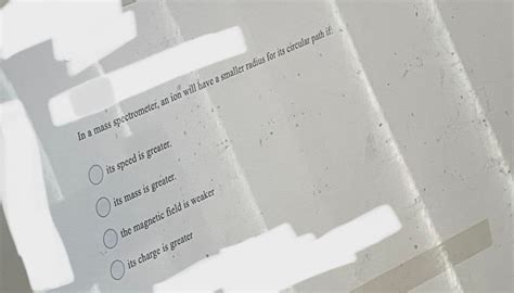 Answered In A Mass Spectrometer An Ion Will Bartleby