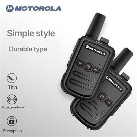 Motorola C51 Mini Two Way Radio Walkie Talkie Long Range 10km Outdoor