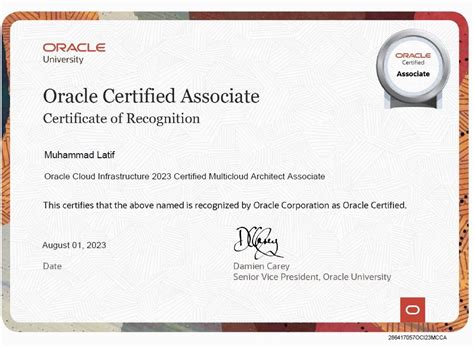 Muhammad Latif On Linkedin Oracle Cloud Infrastructure 2023 Multicloud