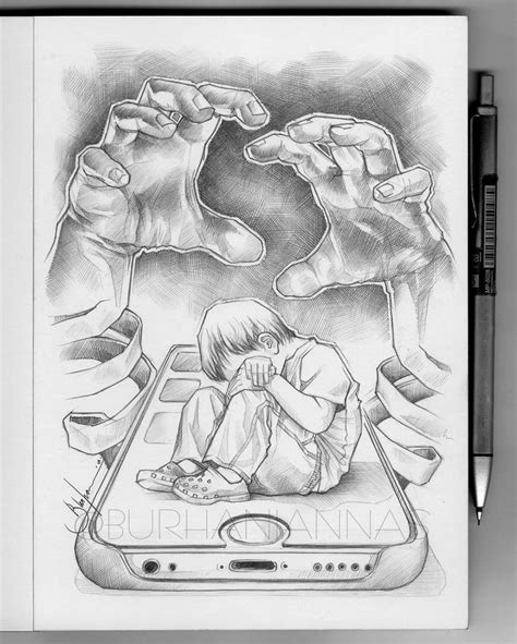 12 Ilustrasi Menohok Gambarkan Dunia Saat Ini Karya Burhani Annas