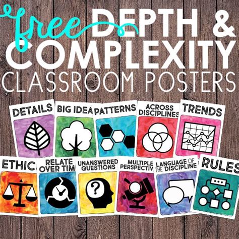 Printable Depth And Complexity Icons Printable Word Searches