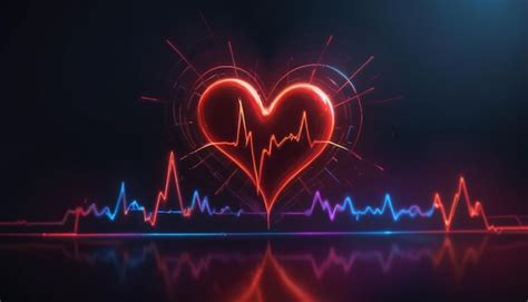 Artificial Pacemaker Heartbeat Rhythm Line Medical Technology Concept