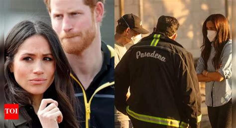 Prince Harry And Meghan Markles Surprise Visit To La Wildfire