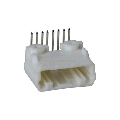 1376366 2 8 Position Unsealed Male Right Angle Pcb Header Ack