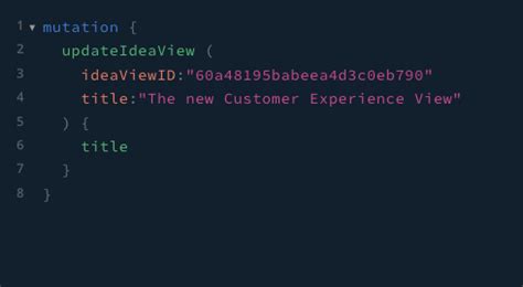 API Mutation For Updating An Idea View Roadmunk