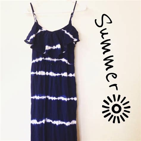 Gorgeous Navy Striped Maxi Dress Striped Maxi Dresses Clothes Design