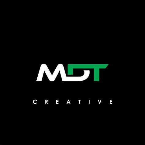 mdt letter initial logo design template vector illustration 31112021