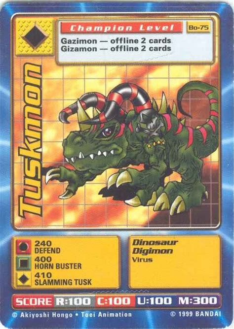 Cardtuskmon Digimonwiki Fandom