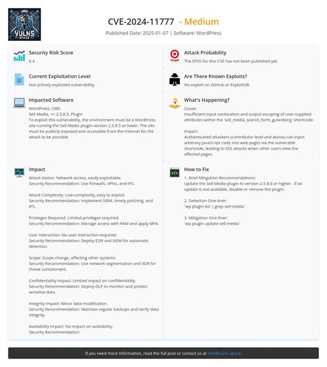 Vulnsspace On Linkedin Cve Cybersecurity Infosec Vulnerability Technews Ai Automation