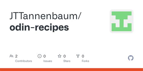 Github Jttannenbaum Odin Recipes