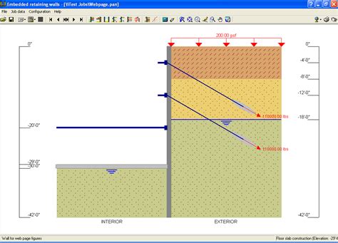 Embedded Retaining Wall Design Example Design Talk