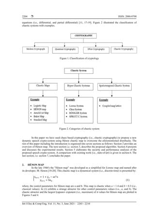 A new speech encryption algorithm based on dual shuffling Hénon chaotic