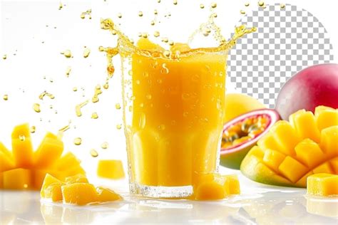 Манго-танго-смутчи танец вкусов манго в смутчи на прозрачном фоне ...