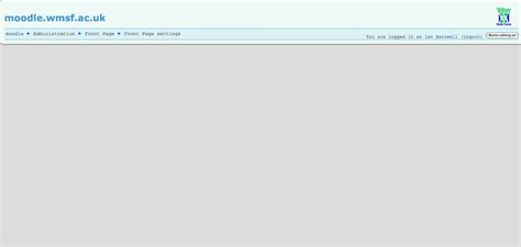 Moodle Site Admin Pages Not Loading Virtual Learning Platforms EduGeek Net