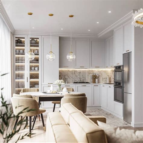 Babenko svetlana | Arredo interni cucina, Arredamento sala e cucina ...