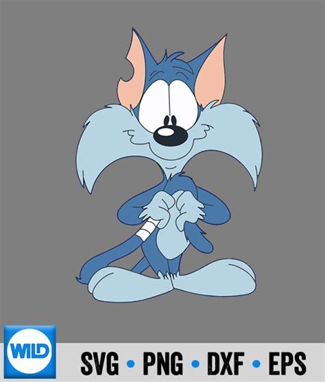 Tiny Toons Svg Tiny Toons Furrball Cat Vintage Svg Cut File Wildsvg
