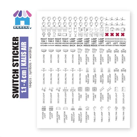 Switch Label Sticker Stiker Label Suis Lazada