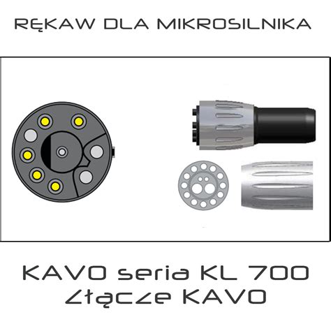 Rękaw dla mikrosilnika KAVO KL złącze KAVO z regulacją wody PM Company dental engineering