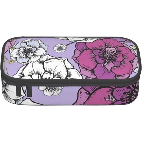 Trousse À Crayons De Grande Capacité Pour Homme Et Femme Double