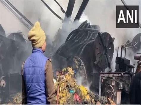 Massive Fire Breaks Out At Cardboard Factory In Ghaziabads Bulandshahr