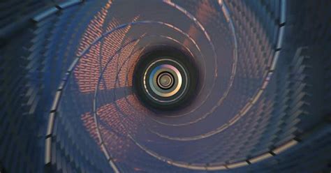 Spaceship Or Science Lab Animation Seamless Loop Scifi Corridor 3d