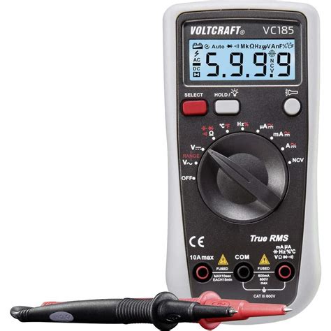Voltcraft Vc185 K Hand Multimeter Kalibriert Iso Digital Cat Iii
