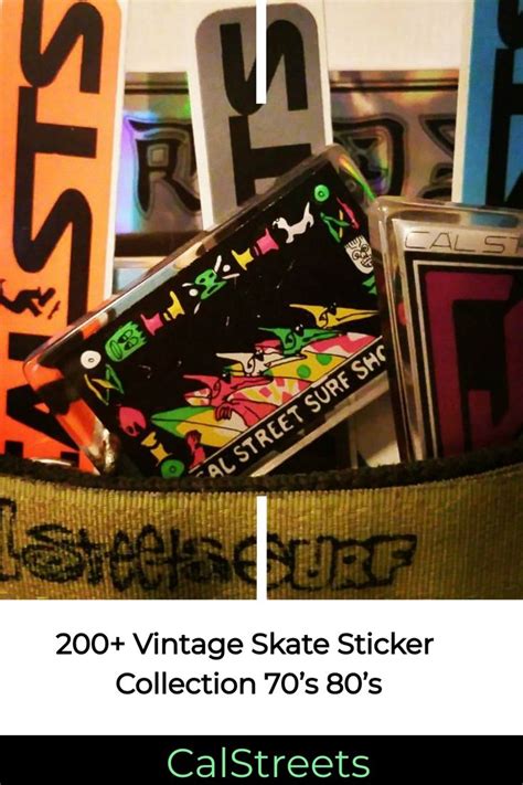 200 Vintage Skateboard Sticker Collection 70s 80s Sticker