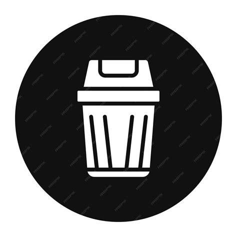 Premium Vector Trash Can Vector Illustration