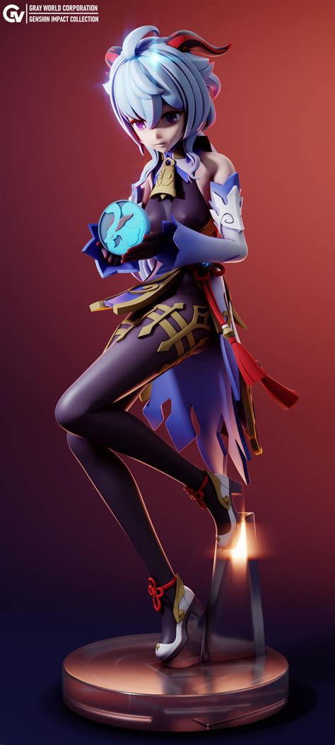 Gan Yu Genshin Impact 3d Print Model By Gray World Corporation