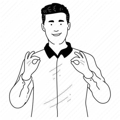 Hand Gestures Healthcare Sign Language Deaf Asl Illustration
