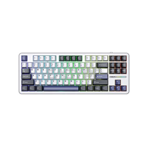 Aula F87 RGB Gaming Mechanical Hotswappable Keyboard Star Trek WP