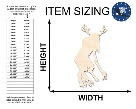 Unfinished Wood Wendigo Shape Craft Up To 36 Etsy