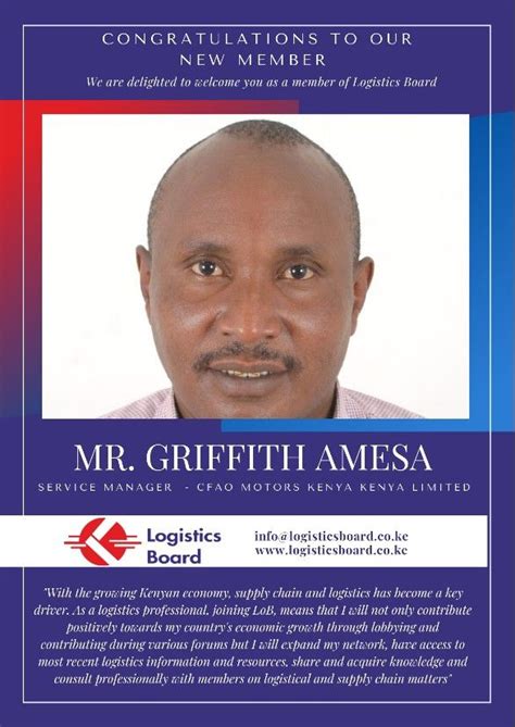 We Are Delighted To Welcome You As A Chartered Member Of Logistics