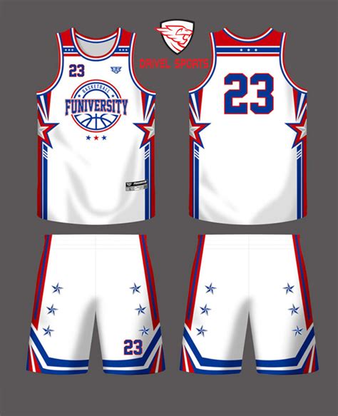 Jersey Basketball Shorts Uniform Drivel Sports Clothing Brand