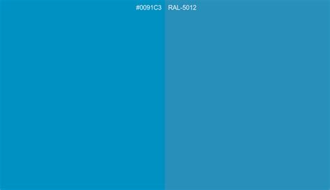 Hex 0091c3 To Ral Code Ral 5012 Conversion Chart Ral Classic