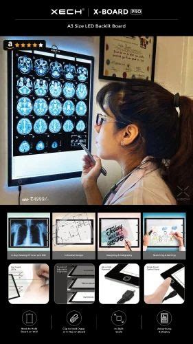 Black ABS Xech X Board Pro Medical X Ray Board At 1095 Piece In Mumbai ID 2852935478030