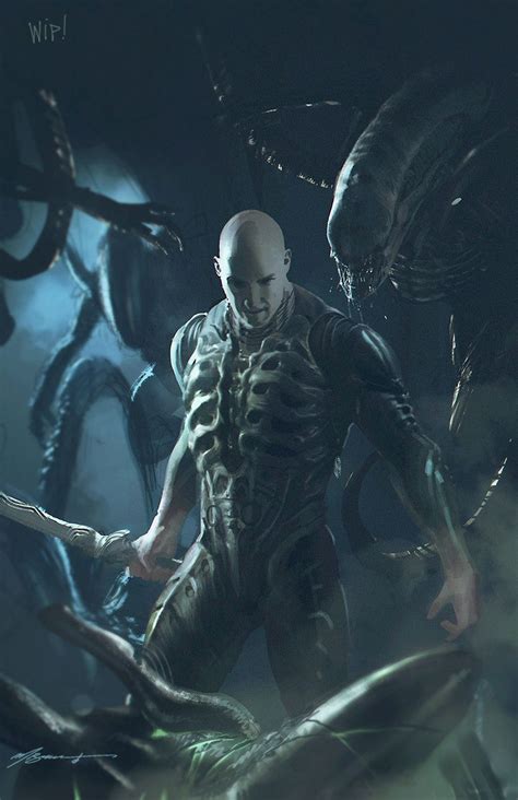 Wip Alien Covenant Prometheus Fan Art Michael Broussard On