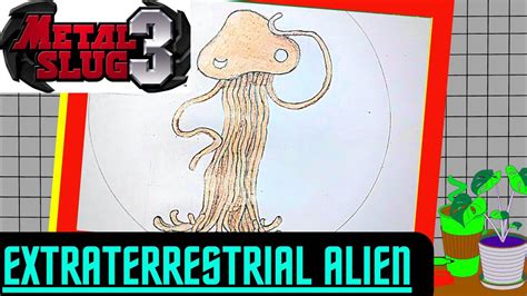 Como Dibujar Alien De Metal Slug Paso A Paso Fácil A Lápiz YouTube