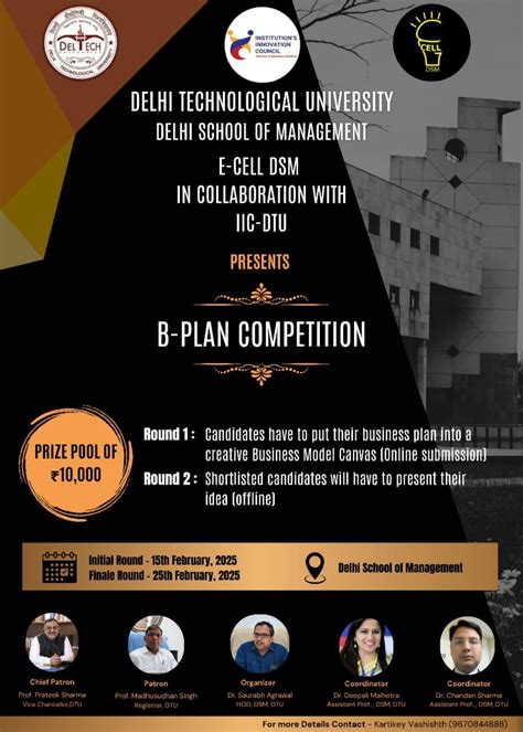 E Cell Dsm Dtu On Linkedin We Are Pleased To Inform You That The